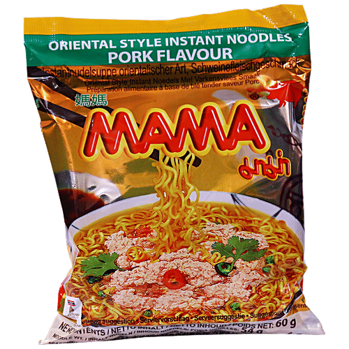 Buy MAMA Oriental Style Instant Noodles - Pork Flavour Online at Best ...