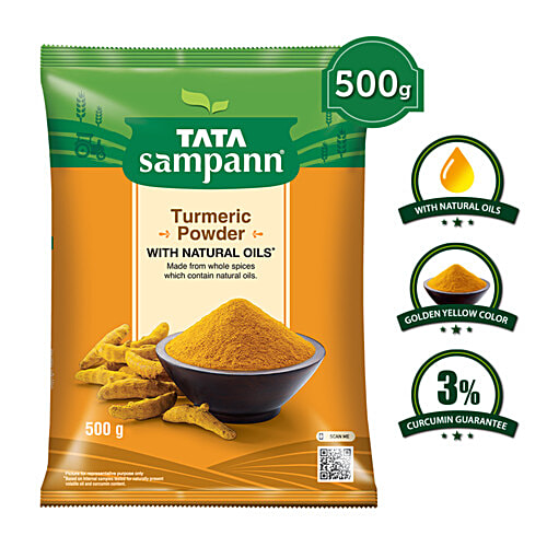 Buy Tata Sampann Powder - Turmeric 500 gm Online at Best Price. of Rs ...
