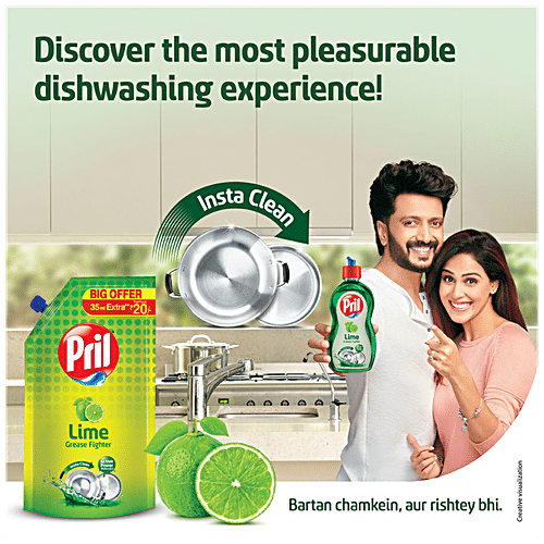 Buy Pril Dishwash Liquid 120 ml Online at Best Price. of Rs 18 - bigbasket