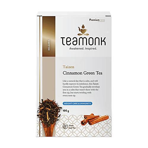 Buy Teamonk Global Green Tea Taizen Cinnamon 100 Gm Online At Best ...