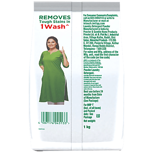 Buy Ariel Matic Detergent Washing Powder Front Load 1 Kg Online At Best ...