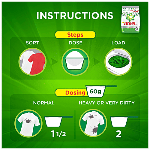 Buy Ariel Detergent Washing Powder Matic Front Load 2 Kg Online At Best ...