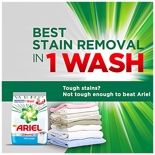 Buy Ariel Washing Detergent Powder Matic Top Load 500 Gm Online At Best ...