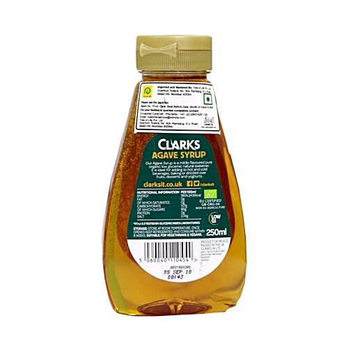 Buy Clarks Syrup Organic Agave 250 Ml Online At Best Price of Rs 595 ...