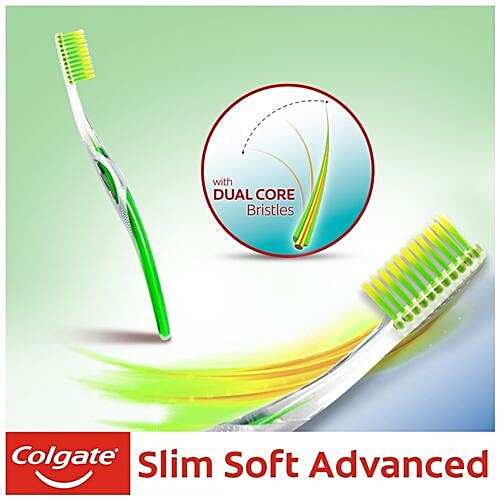 Buy Colgate Toothbrush Slimsoft Advanced Soft Bristles 1 Pc Online At ...