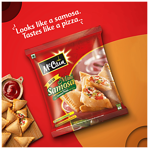 Buy Mccain Mini Samosa Cheese Pizza 240 Gm Online At Best Price of Rs ...