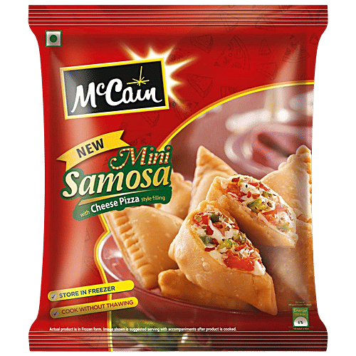 Buy Mccain Mini Samosa Cheese Pizza 240 Gm Online At Best Price of Rs ...
