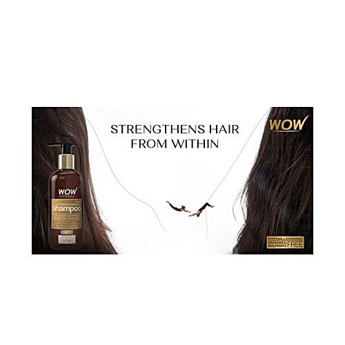 Buy WOW! Shampoo - Hair Strengthening 300 ml Online at Best Price. of ...