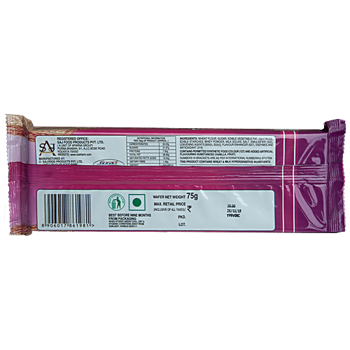 Buy Bisk Farm Biscuits Wafer Strawberry 75 Gm Online At Best Price of ...