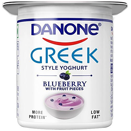 Buy danone Greek Style Yoghurt - Blueberry Online at Best Price of Rs ...