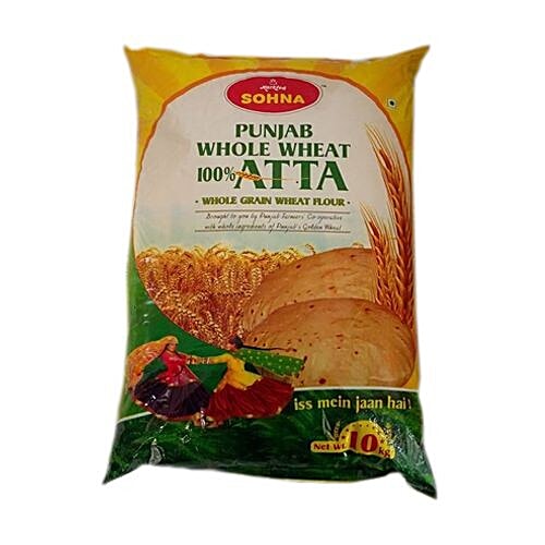 Buy SOHNA Punjab Whole Wheat Atta Online at Best Price of Rs 363.89 ...