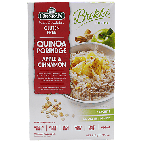 Buy Orgran Quinoa Porridge - Apple & Cinnamon Online at Best Price of ...