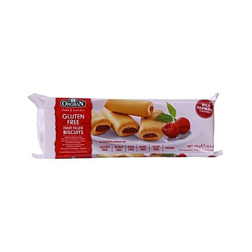 Buy Orgran Wild Raspberry Fruit Filled Biscuits Online at Best Price of ...