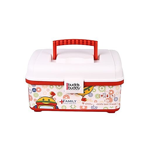 Buy Buddsbuddy First Aid Emergency Medical Kit - White & Red Online at ...