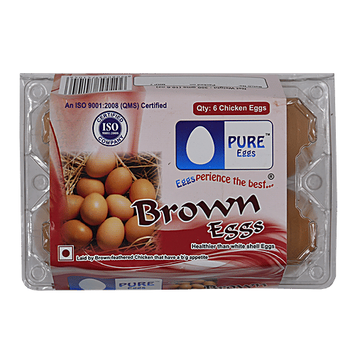 Buy Pure eggs Eggs - Brown Online at Best Price of Rs 90 - bigbasket