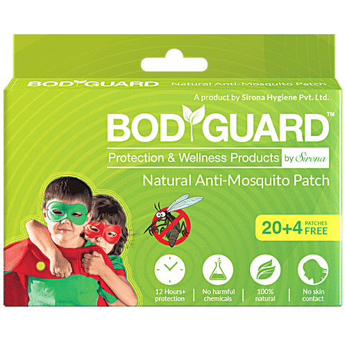 Buy Bodyguard Premium Natural Anti Mosquito Patches 20 Pcs Online At ...