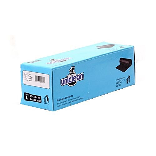 Buy Uniclean Biodegradable Dustbin Bags - Large Online at Best Price ...