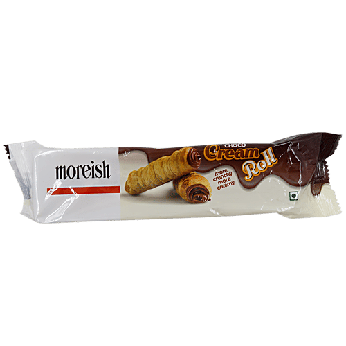 Buy Moreish Cream Roll - Chocolate, More Crunchy & More Creamy Online ...