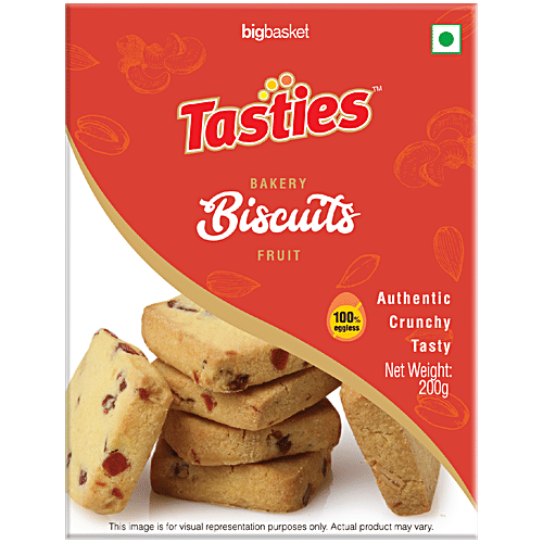 Buy Tasties Biscuits Fruit 200 Gm Online At Best Price of Rs 89 - bigbasket