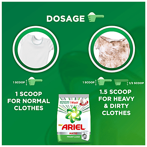 Buy Ariel Detergent Washing Powder Matic Front Load 4 Kg Online At Best ...