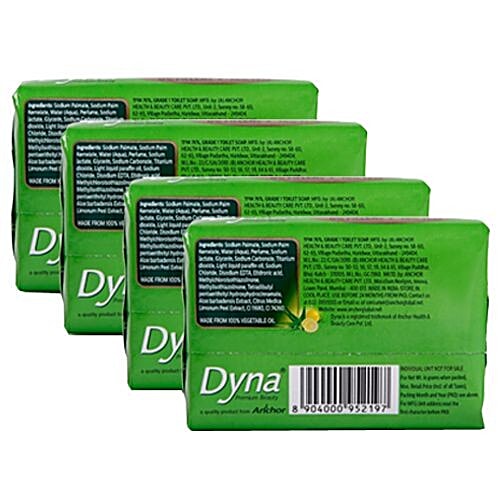 Buy Dyna Bathing Soap Lime Aloe Vera 125 Gm Online At Best Price of Rs ...