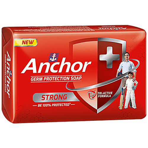 Buy Anchor Bathing Soap - Health + Strong 125 gm (Pack of 5) Online at ...