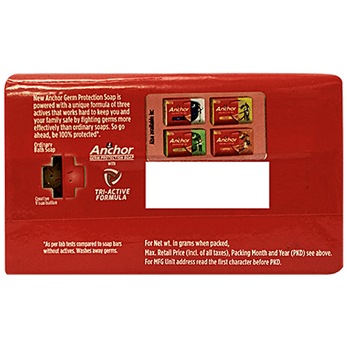 Buy Anchor Bathing Soap - Health + Strong 125 gm (Pack of 5) Online at ...