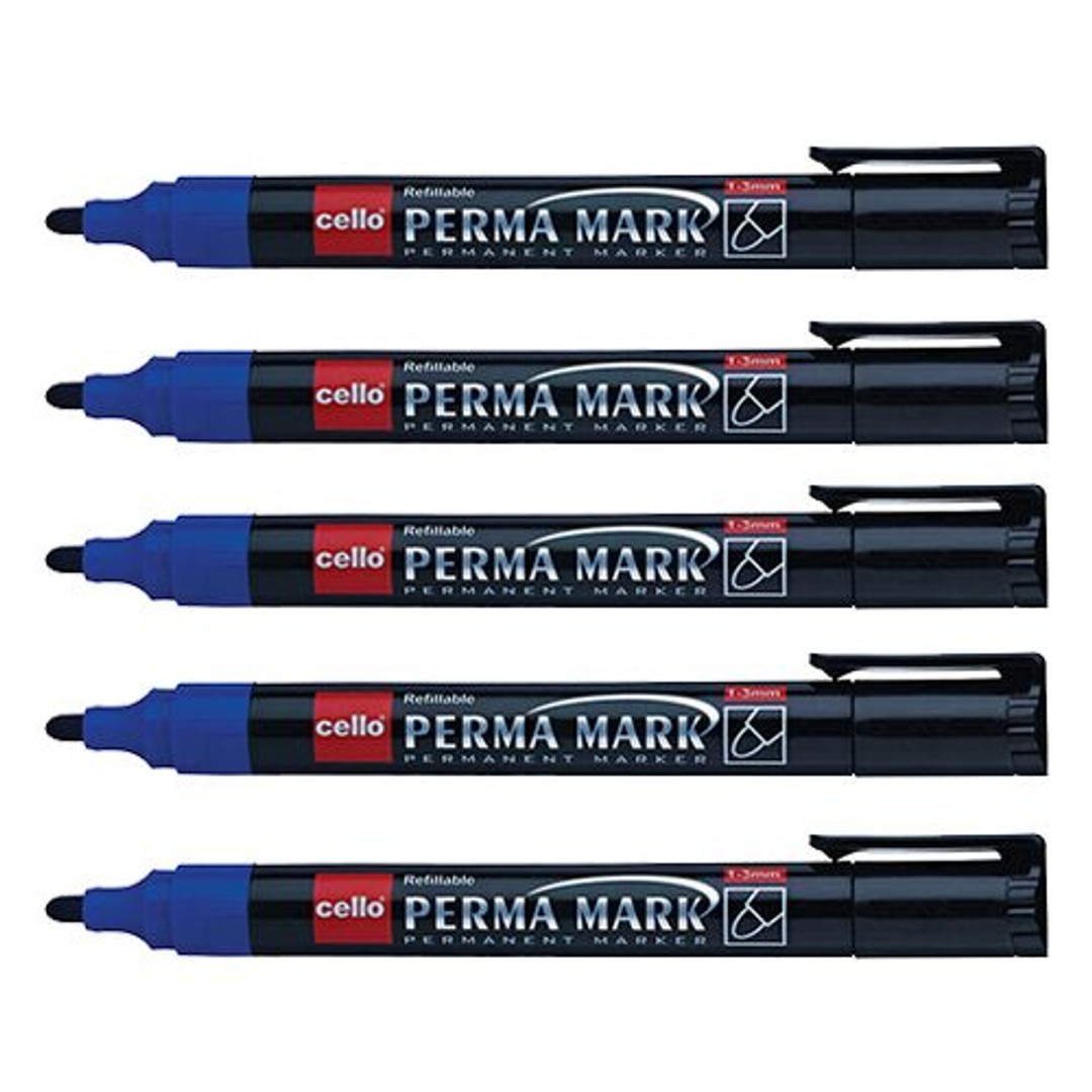Buy Cello Permanent Mark Pen - Blue Online at Best Price of Rs 200 ...