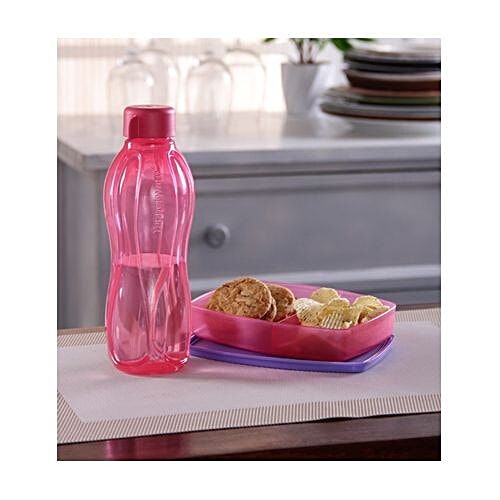 Buy Tupperware Bottle with Lunch Box - Pink Online at Best Price ...
