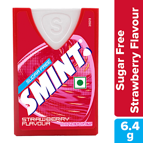 Buy Smint Lozenges Strawberry Flavoured Sugarfree Bt 64 Gm Online At ...