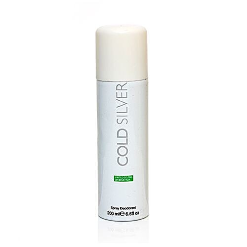 Buy United Colors Of Benetton Deodorant Spray - Cold Silver Online at ...