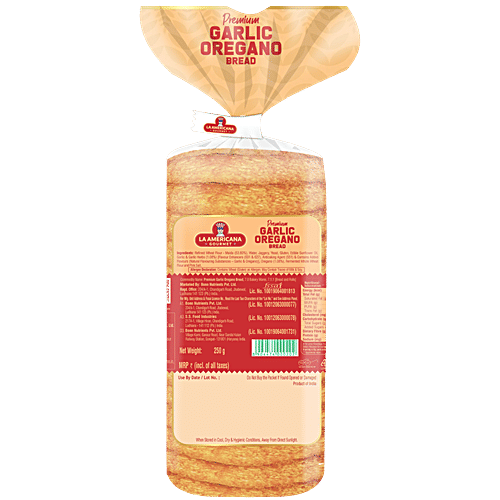 Buy LA Americana Bread - Garlic Oregano Online at Best Price of Rs 55 ...