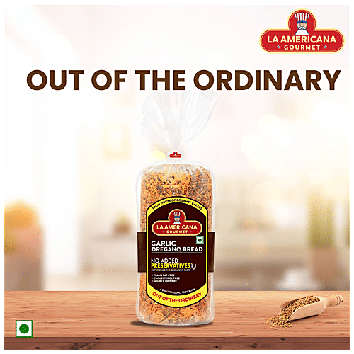 Buy LA Americana Bread - Garlic Oregano Online at Best Price of Rs 55 ...