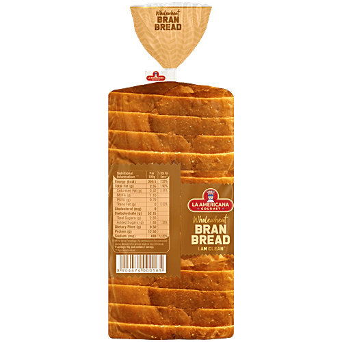 Buy LA Americana Wholewheat Bran Bread - No Added Preservatives Online ...