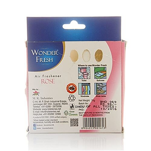 Buy Wonder Fresh Air Freshner Rose 75 Gm Online At Best Price of Rs 200 ...