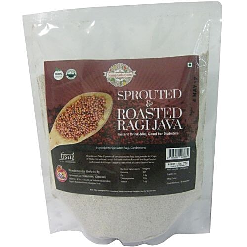 Buy Sampradaayam Flour Ragi Java Sprouted Roasted 500 Gm Online at the ...