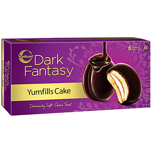 Buy Sunfeast Dark Fantasy Yumfills Cake 138 Gm Online At Best Price of ...