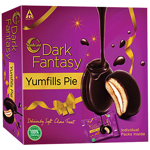 Buy Sunfeast Dark Fantasy - Yumfills, Rich Chocolate Pie Cake Online at ...