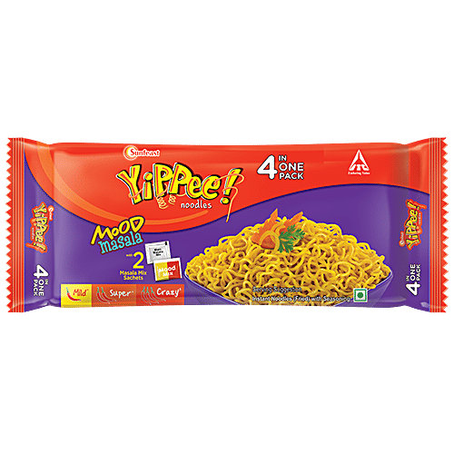 Buy Sunfeast Yippee Mood Masala Noodles Family Pack 280 Gm Online At ...