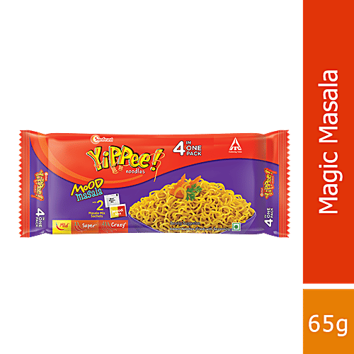 Buy Sunfeast Yippee Mood Masala Noodles Family Pack 280 Gm Online At ...