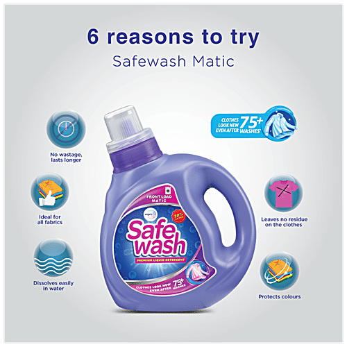 Buy Wipro Safewash Matic Front Load Liquid Detergent bottle Online at ...