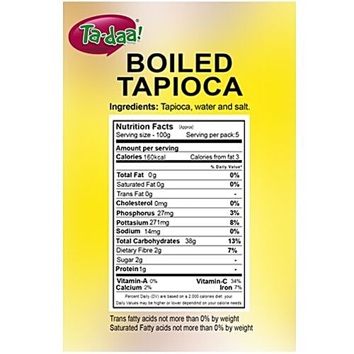 Buy Tadaa Boiled Tapioca Online at Best Price of Rs 80 - bigbasket