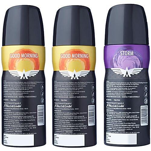 Buy Park avenue Fragrance Body Spray - 1 Good Morning & 2 Storm Online ...