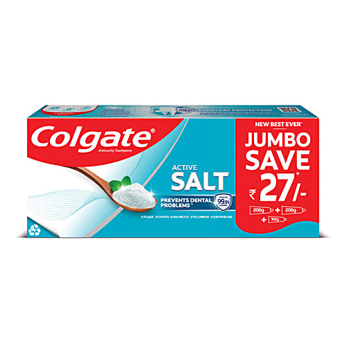 Buy Colgate Active Salt Toothpaste, Germ Fighting Toothpaste for ...