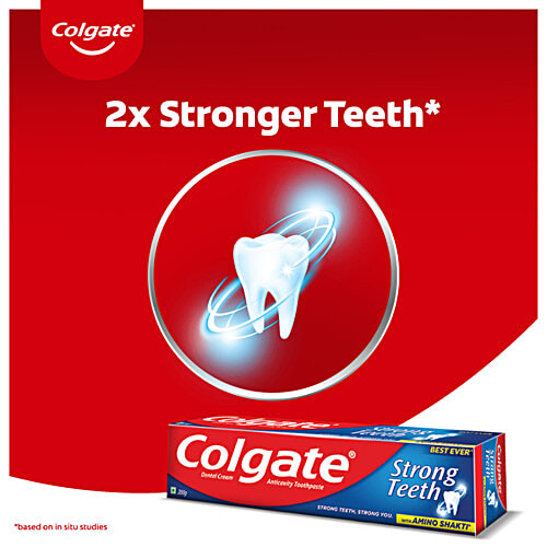 Buy Colgate Toothpaste - Strong Teeth With Cavity Protection 200 gm ...