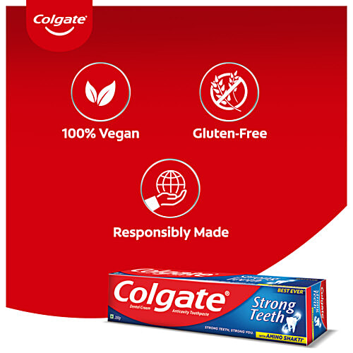 Buy Colgate Toothpaste - Strong Teeth With Cavity Protection 200 gm ...