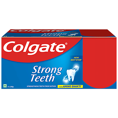 Buy Colgate Toothpaste - Strong Teeth With Cavity Protection 200 gm ...