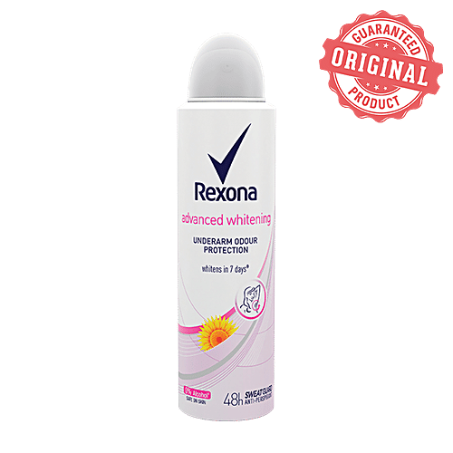 Buy Rexona Women Deodorant Advanced Whitening 150 Ml Online At Best Price of Rs 200 - bigbasket