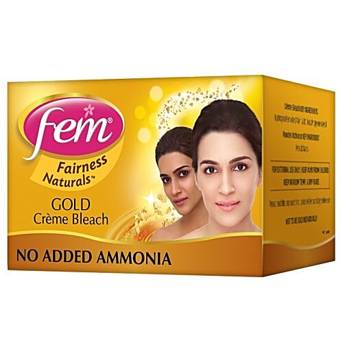 Buy Fem Gold Bleach Fairness Naturals 314 Gm Online At Best Price of Rs ...