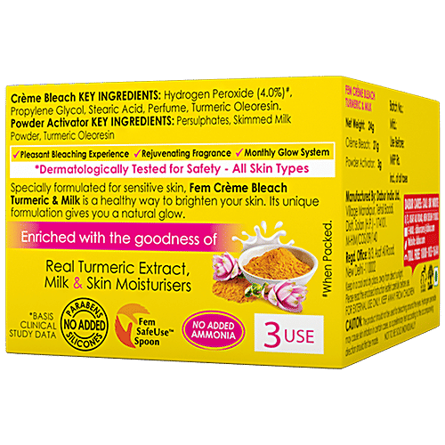 Buy Fem Herbal Bleach - Turmeric 8 gm Online at Best Price. of Rs 30 - bigbasket